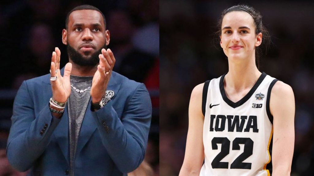 LeBron James Commends Caitlin Clark for Shattering Basketball Record ...